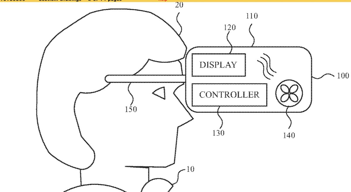 Apple patent filing involves an ‘air deflector for cooling system’ involves ‘Apple Glasses ...