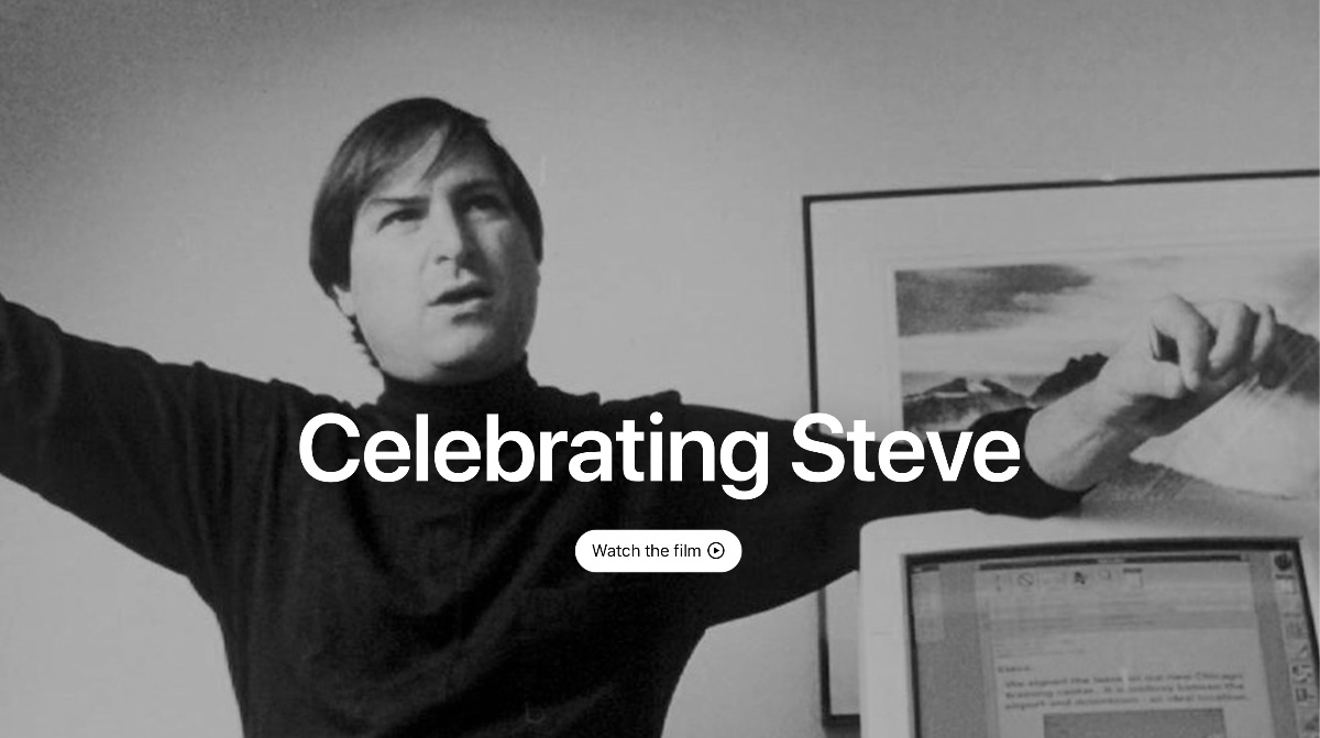 ‘Celebrating Steve’ commemorative homepage honors the late Steve Jobs ...