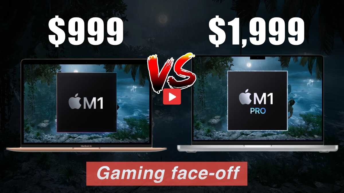 Video: M1 Pro MacBook Pro vs M1 MacBook Air at gaming - MacTech.com