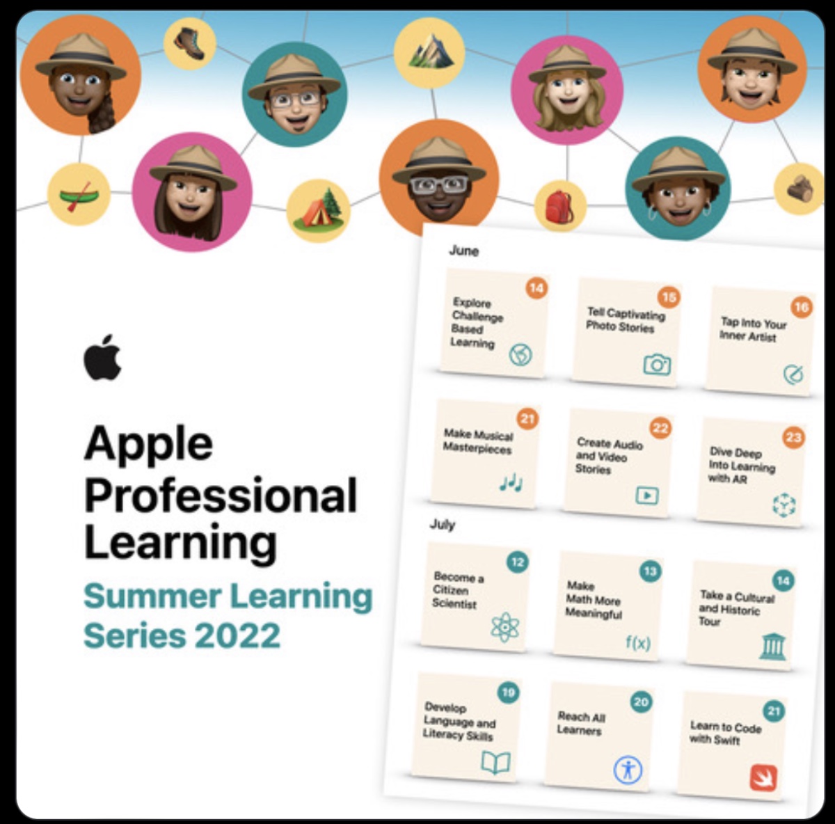 Apple has announced a new series of Professional Learning Virtual ...