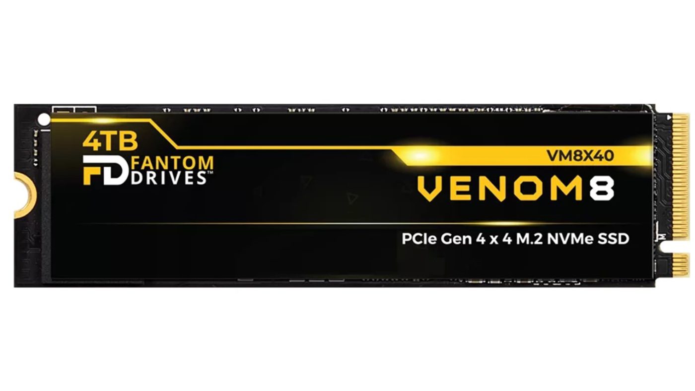 Fantom Drives announces VENOM8 NVMe Flash Drives - MacTech.com