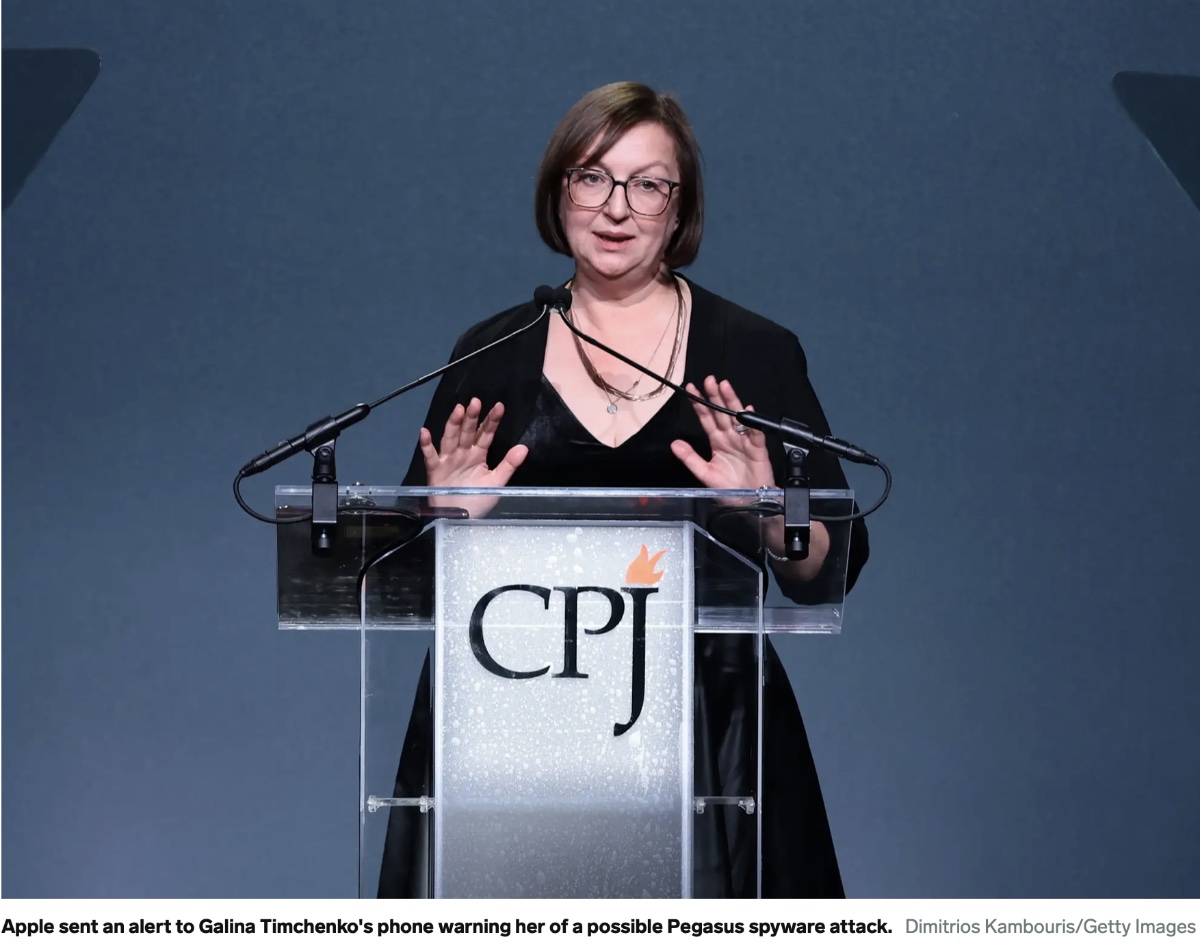 Apple says Russia is targeting journalists with Pegasus spyware ...