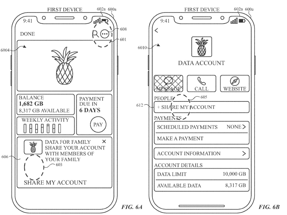 Apple granted patent for ‘User Interfaces For Sharing An Account With Another User Identity ...