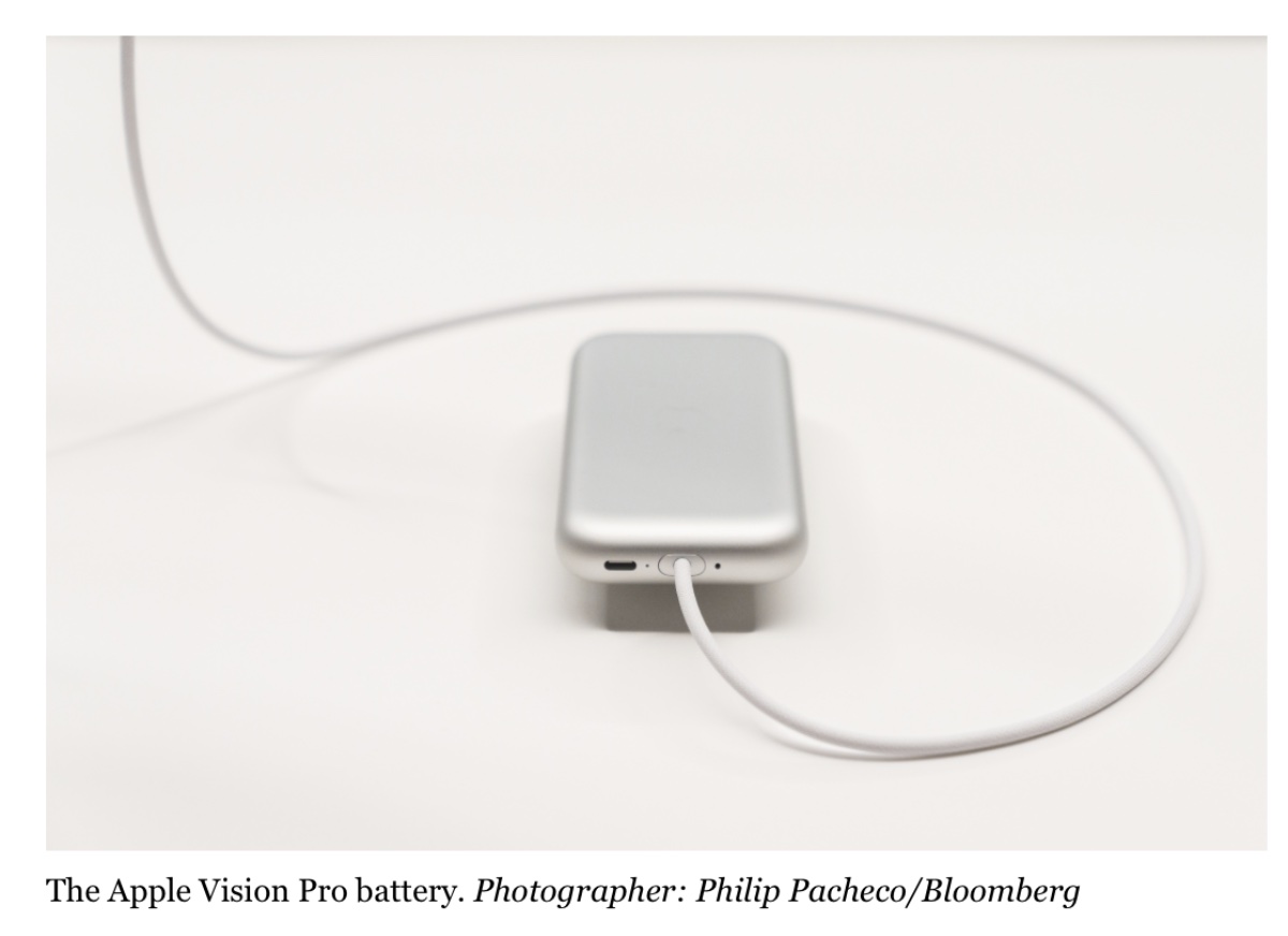 Belkin is building a clip to hold the Apple Vision Pro battery ...