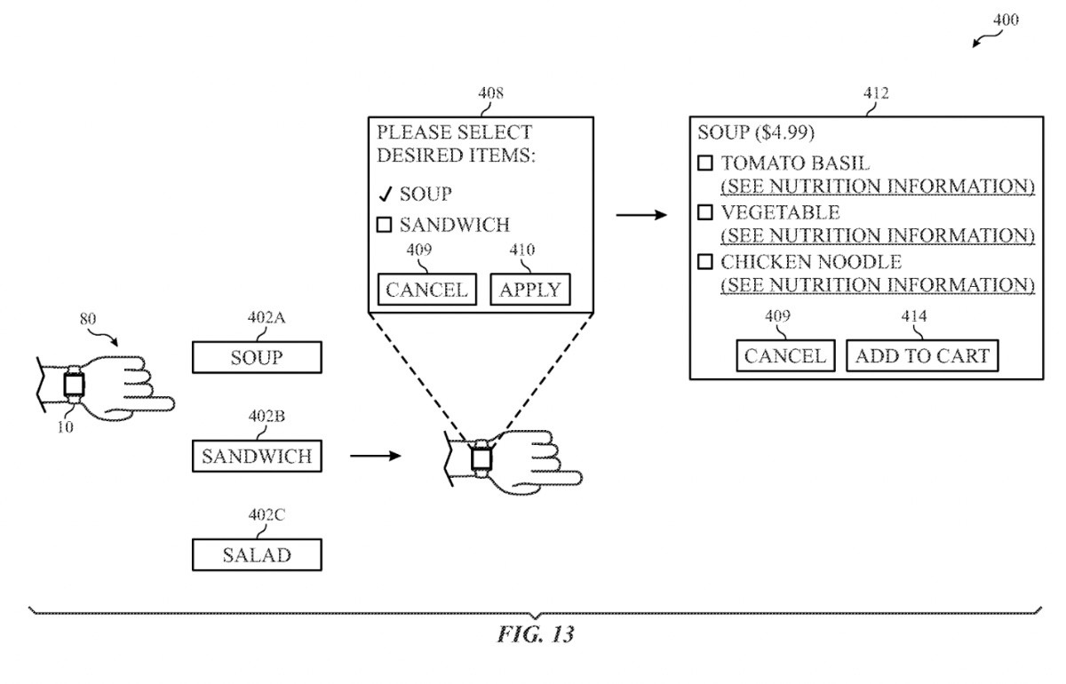 Apple patent involves ‘smart shopping’ by using gestures to add items to a shopping list ...