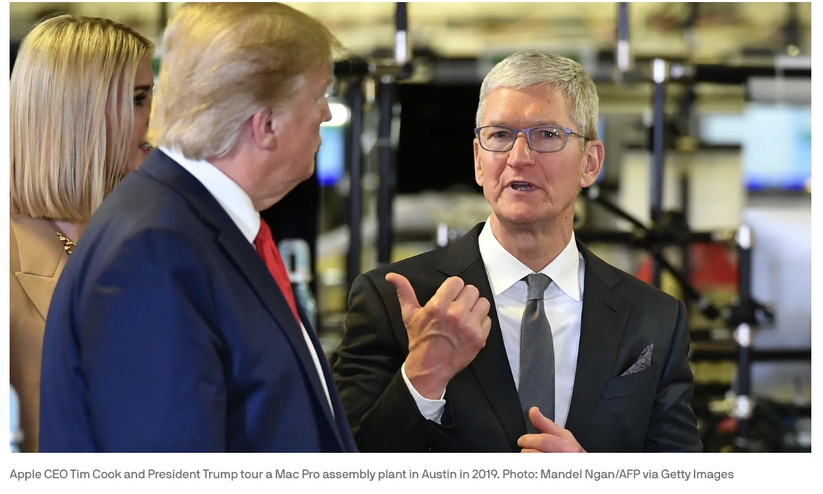 Apple CEO Tim Cook donating $1 million to Donald Trump’s inaugural fund - MacTech.com