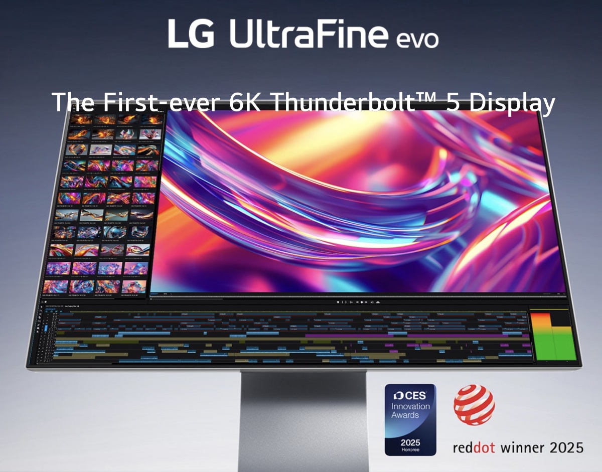 LG now shipping the world’s first 6K display with Thunderbolt 5 ...